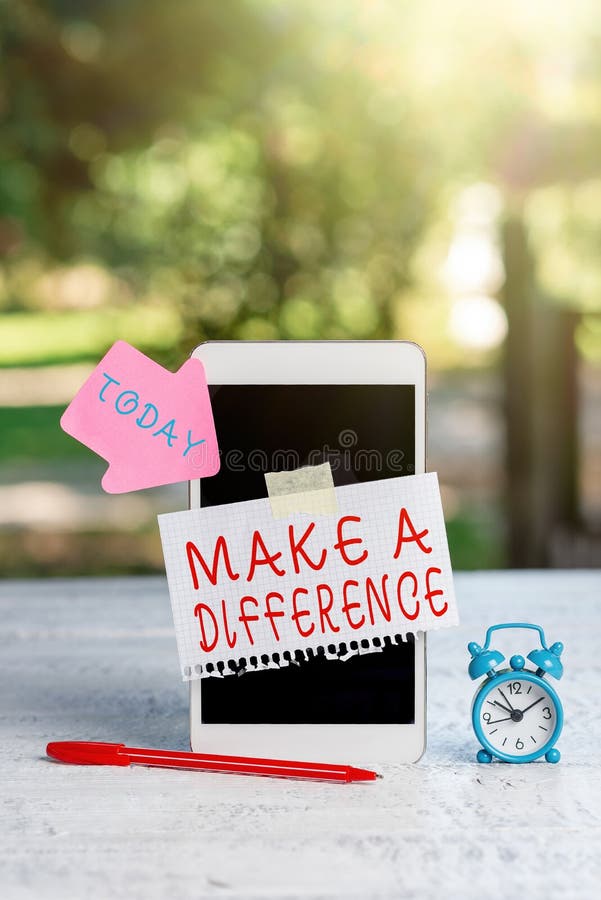 Conceptual Caption Make a Difference. Business Showcase Have ...