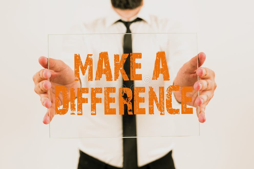 Writing Displaying Text Make a DifferenceMark an Effect on a Person or ...