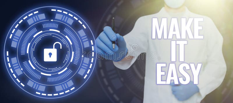 Writing Displaying Text Make it Easy. Business Concept Smart Approach ... Writing Displaying Text Make it Easy. Business Concept Smart Approach ...