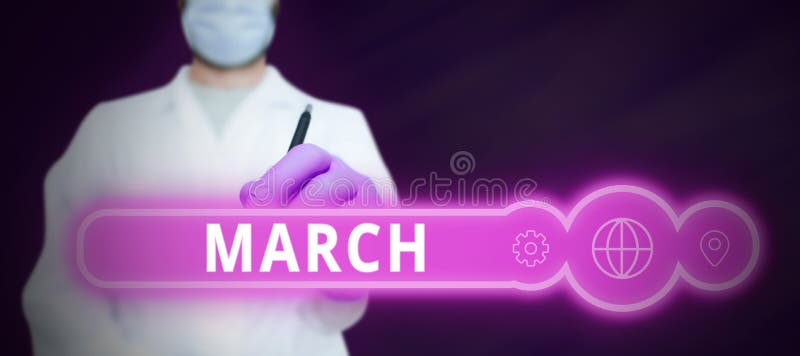 Writing Displaying Text March. Word for Third Month Year Where Spring ... Writing Displaying Text March. Word for Third Month Year Where Spring ...