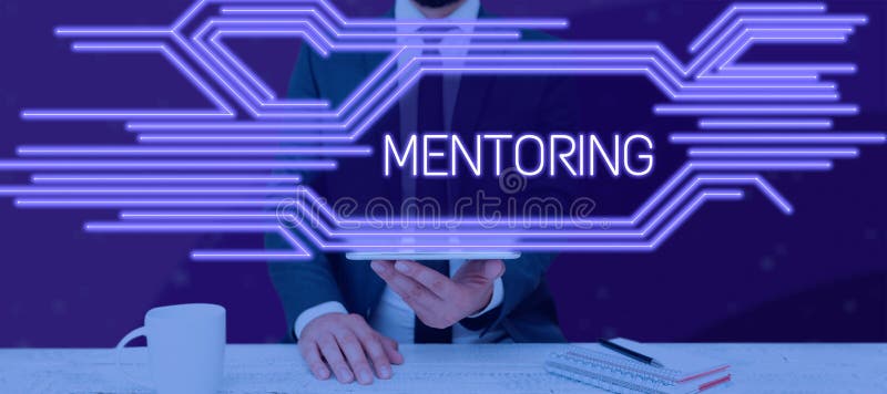 Inspiration Showing Sign Mentoring. Business Overview an Act or Method ...