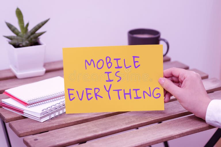 Writing Displaying Text Mobile is Everything. Business Overview ...