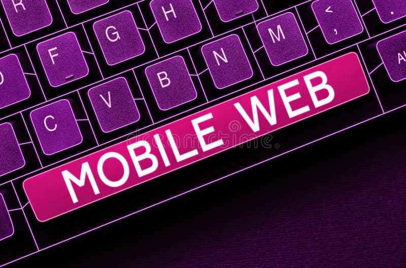 Text Showing Inspiration Mobile Web. Concept Meaning Browser-based ...