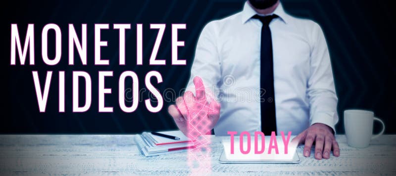 Writing Displaying Text Monetize Videos. Word Written on Process of ... Writing Displaying Text Monetize Videos. Word Written on Process of ...