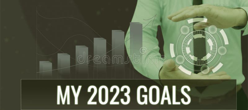 Writing Displaying Text My 2023 Goals. Business Approach Setting Up ... Writing Displaying Text My 2023 Goals. Business Approach Setting Up ...