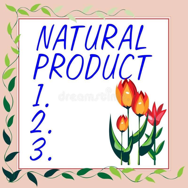 Writing Displaying Text Natural Product. Concept Meaning Chemical ... Writing Displaying Text Natural Product. Concept Meaning Chemical ...