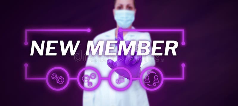 Writing Displaying Text New Member. Concept Meaning Recruiting Employee ... Writing Displaying Text New Member. Concept Meaning Recruiting Employee ...