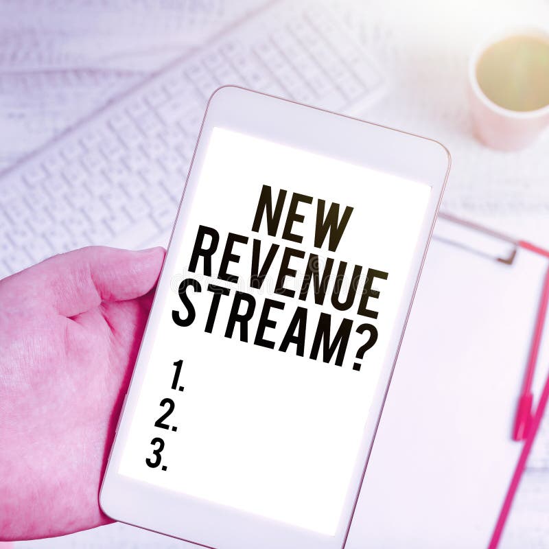Writing Displaying Text New Revenue Stream Question. Business Idea ... Writing Displaying Text New Revenue Stream Question. Business Idea ...