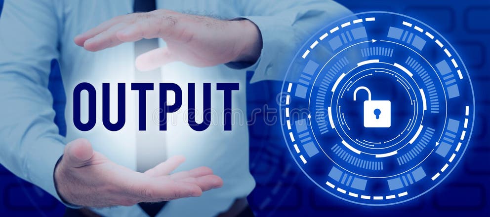 Writing Displaying Text Output. Concept Meaning the Final Result of ...