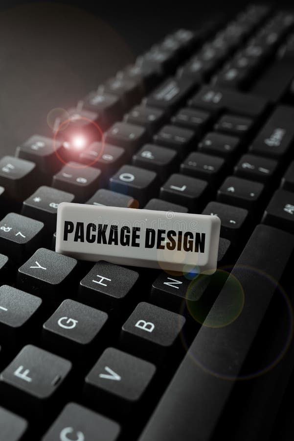 Conceptual Caption Package Design. Word Written on Strategy in Creating ...