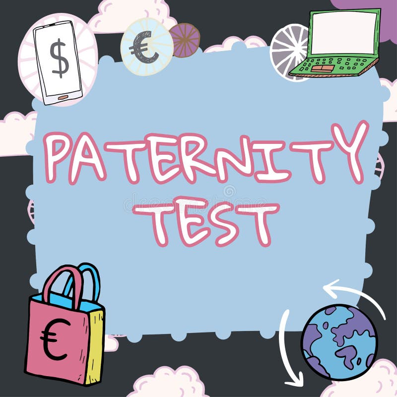 Writing Displaying Text Paternity Test. Internet Concept Government ...