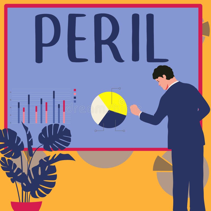 Writing Displaying Text Peril. Business Showcase Indicates Something ...