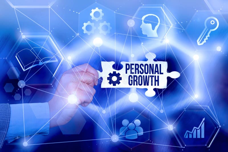 Writing Displaying Text Personal Growth. Internet Concept Ongoing ... Writing Displaying Text Personal Growth. Internet Concept Ongoing ...