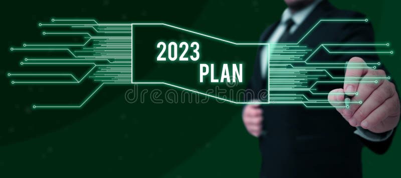 Writing Displaying Text 2023 Plan. Conceptual Photo Setting Up Your ...