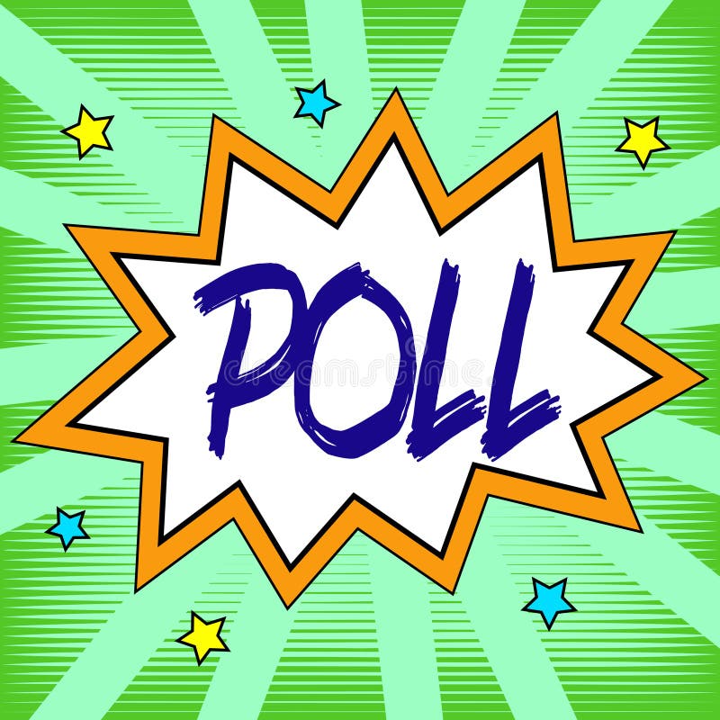 Handwriting Text Poll. Conceptual Photo Record of the Number of Votes ...