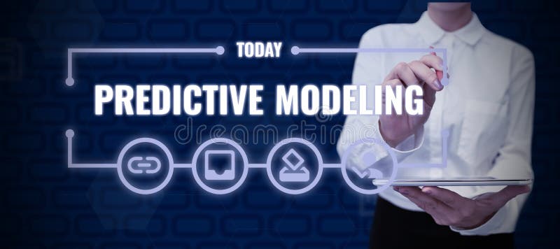 Writing Displaying Text Predictive Modeling. Word Written on ...