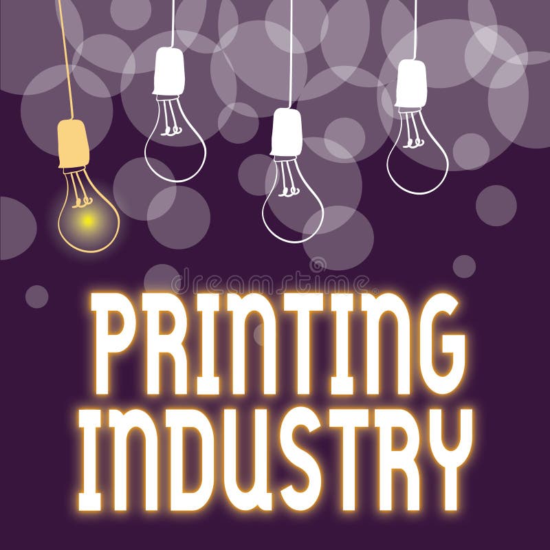 Handwriting Text Printing Industry. Business Approach Industry Involved ...