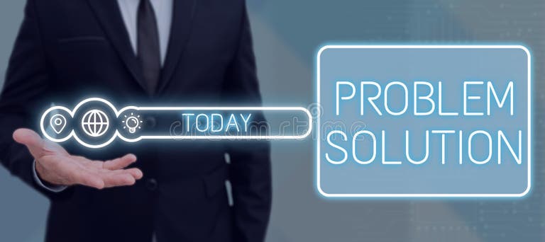 Hand Writing Sign Problem Solutionsolving Consists of Using Generic Methods in Orderly Manner ...