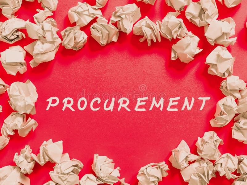Writing Displaying Text Procurement. Concept Meaning Procuring Purchase ...