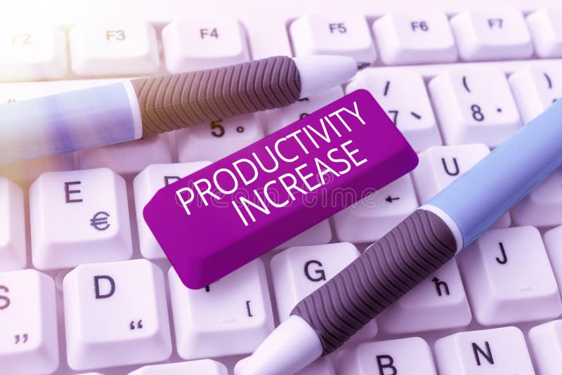 Writing Displaying Text Productivity Increase Internet Concept Get