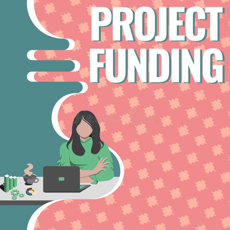 Writing Displaying Text Project Funding. Conceptual Photo Capital ...