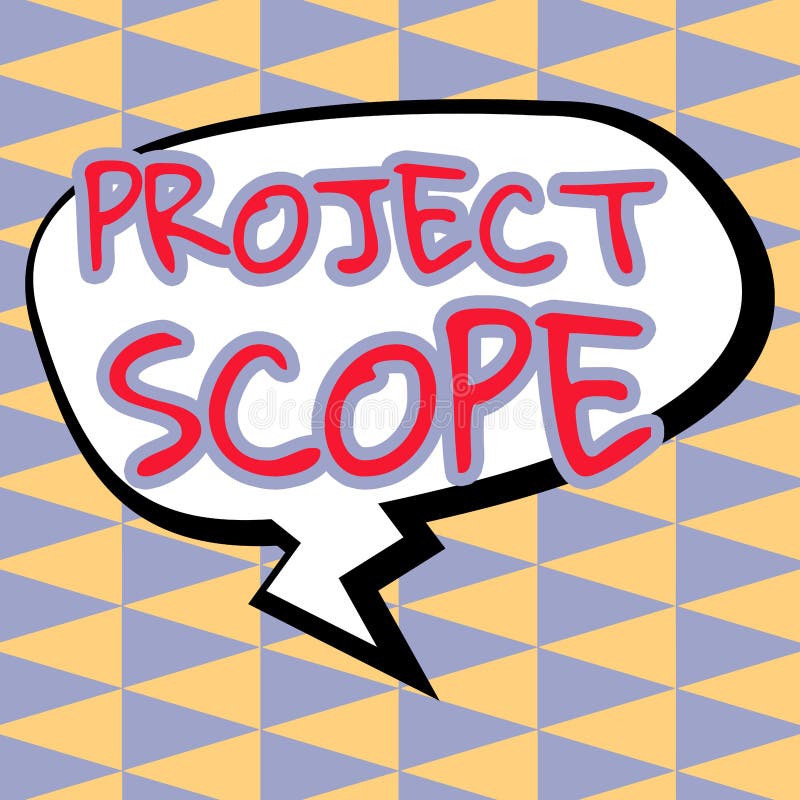 Inspiration Showing Sign Project Scope. Business Concept Evaluation of ...