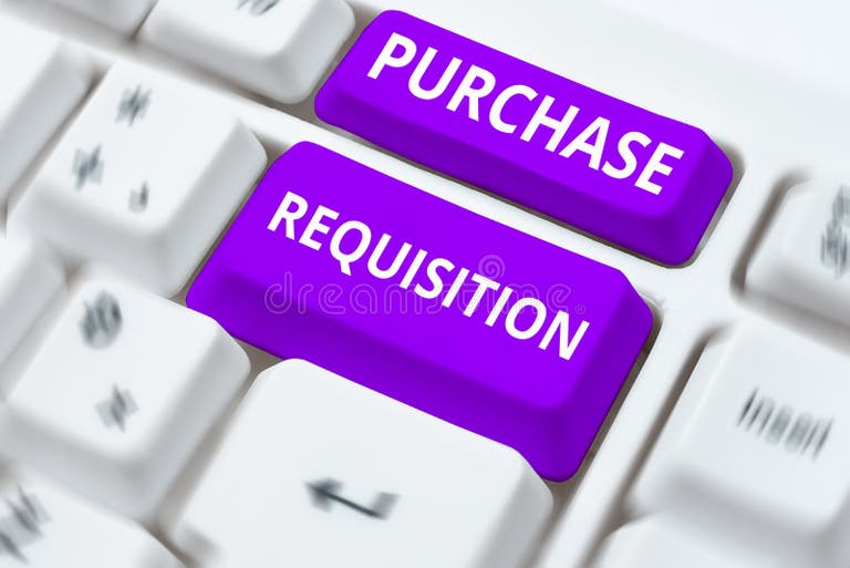 Writing Displaying Text Purchase Requisition. Internet Concept Document ...