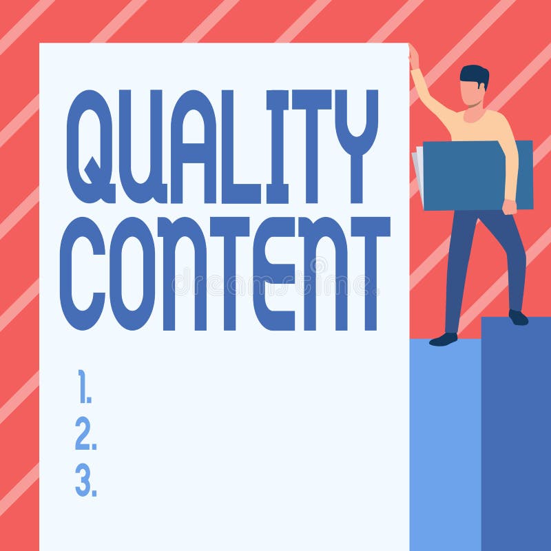 Writing Displaying Text Quality Content. Internet Concept Content that ... Writing Displaying Text Quality Content. Internet Concept Content that ...