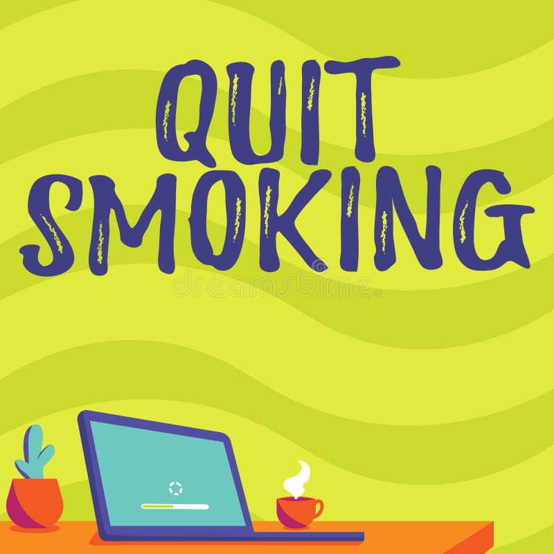 Writing Displaying Text Quit Smoking. Business Approach Process of ... Writing Displaying Text Quit Smoking. Business Approach Process of ...