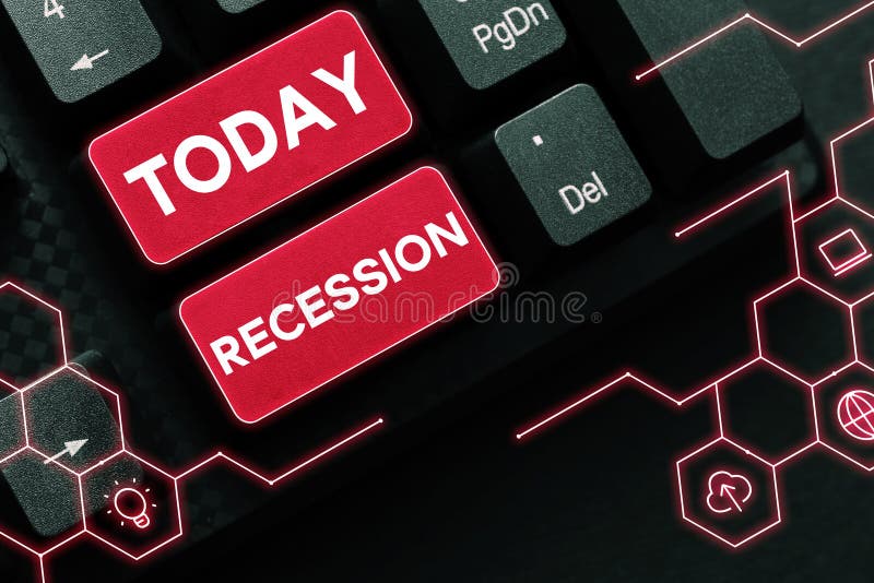 Writing Displaying Text Recession. Business Concept the Process of ... Writing Displaying Text Recession. Business Concept the Process of ...