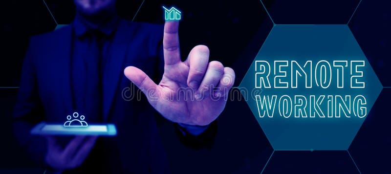 Text Caption Presenting Remote Working. Business Approach Situation in ... Text Caption Presenting Remote Working. Business Approach Situation in ...