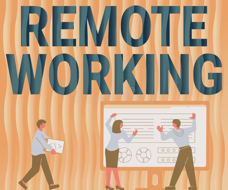 Writing Displaying Text Remote Working. Internet Concept Situation in ... Writing Displaying Text Remote Working. Internet Concept Situation in ...