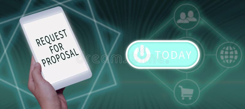 Text Showing Inspiration Request for Proposal. Concept Meaning Document ...