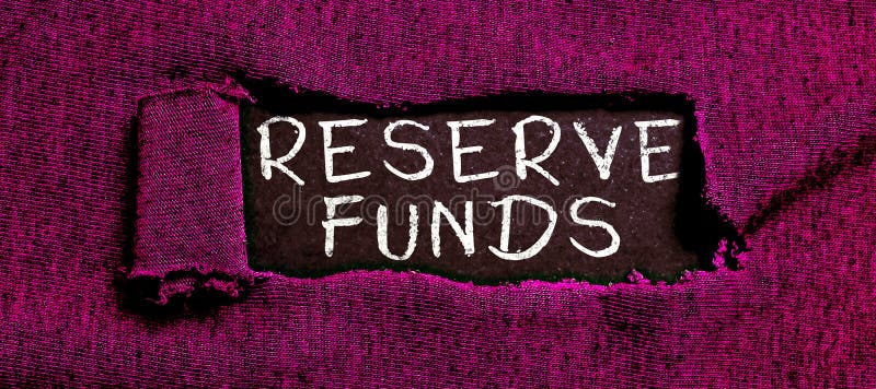 Writing Displaying Text Reserve Funds. Business Concept Money Released ... Writing Displaying Text Reserve Funds. Business Concept Money Released ...