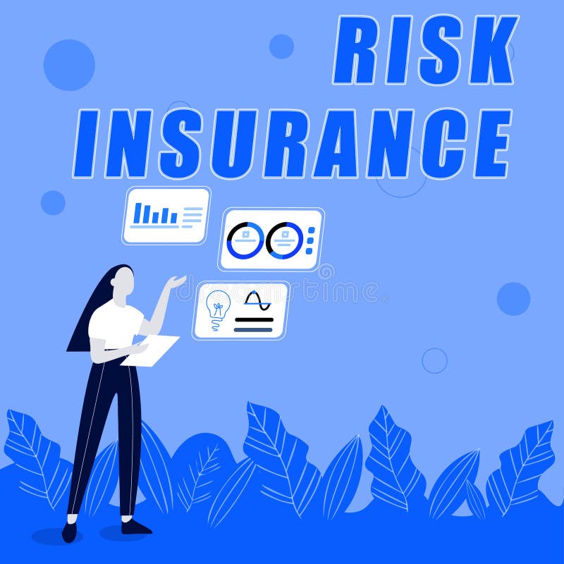 Conceptual Display Risk Insurance. Business Idea the Possibility of ...
