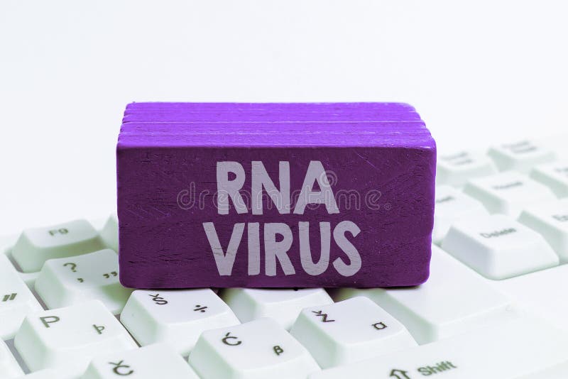 Writing Displaying Text Rna Virus Concept Meaning A Virus Genetic