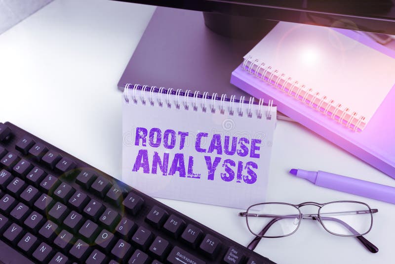 Writing Displaying Text Root Cause Analysis. Business Overview Method of Problem Solving ...