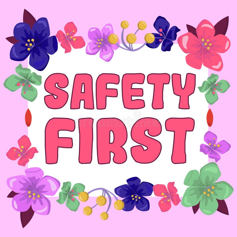 Writing Displaying Text Safety First. Business Concept Avoid Any ... Writing Displaying Text Safety First. Business Concept Avoid Any ...