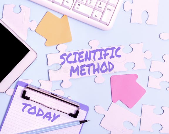 Text Sign Showing Scientific Method. Business Approach Principles ...