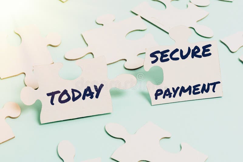 Writing Displaying Text Secure Payment. Word Written on Security of ... Writing Displaying Text Secure Payment. Word Written on Security of ...