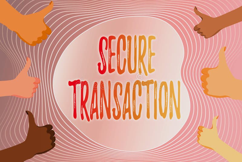 Writing Displaying Text Secure Transaction. Business Overview a ...