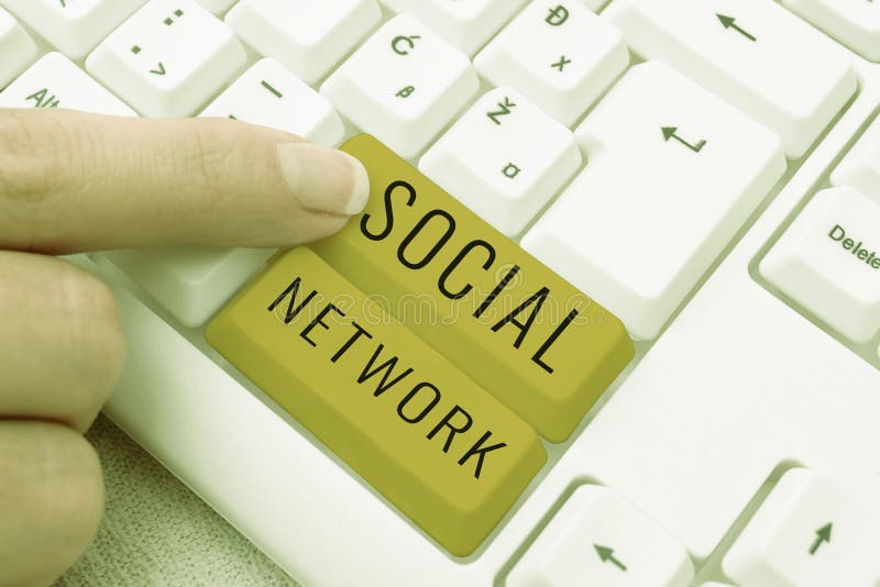 Inspiration Showing Sign Social Network. Concept Meaning a Framework of ...