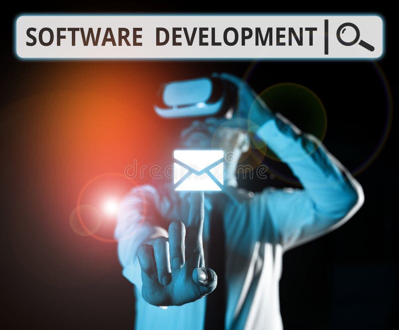 Writing Displaying Text Software Development Conceptual Photo Software