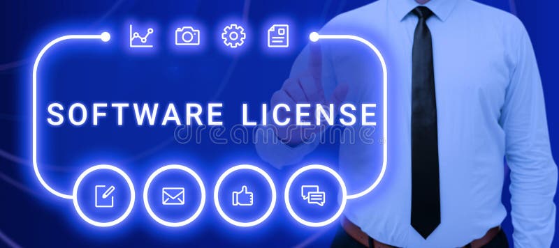 Writing Displaying Text Software License. Concept Meaning Delivery of a ...