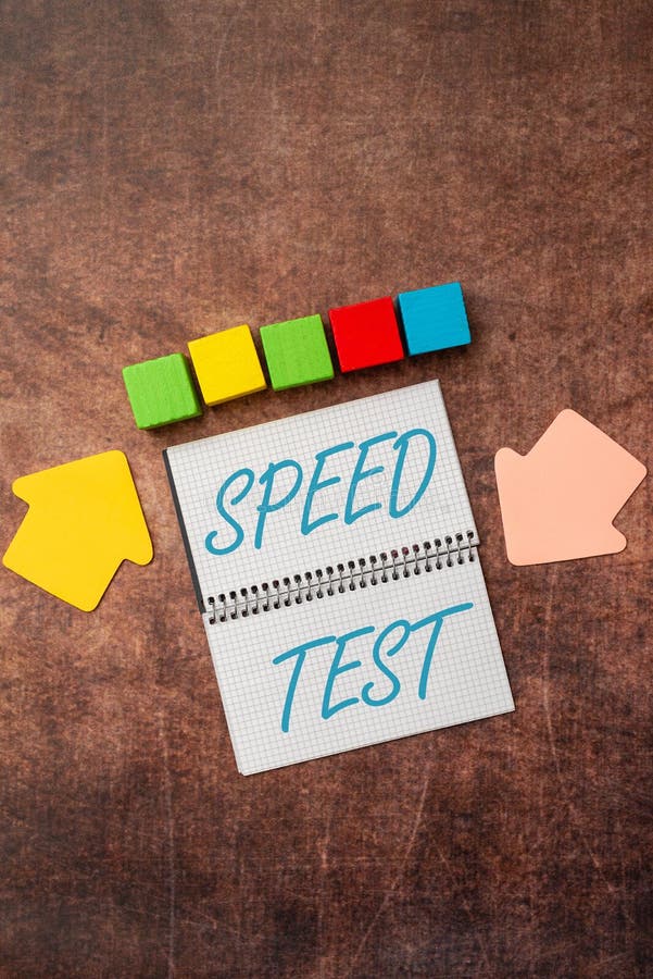 Writing Displaying Text Speed Test. Business Showcase Psychological ...