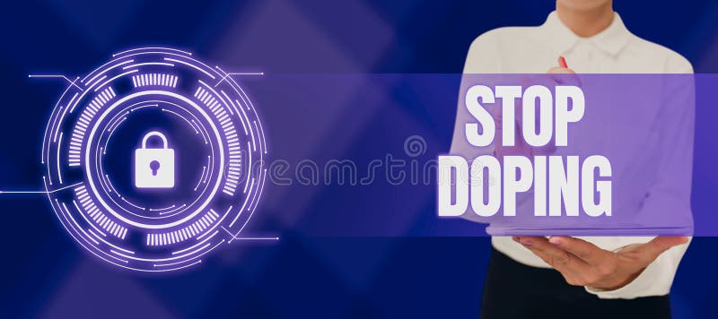 Writing Displaying Text Stop Doping. Conceptual Photo Quit the Use of ... Writing Displaying Text Stop Doping. Conceptual Photo Quit the Use of ...