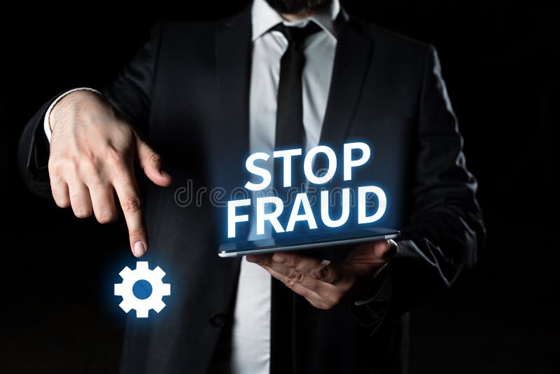 Text Showing Inspiration Stop Fraud. Business Idea Campaign Advices ... Text Showing Inspiration Stop Fraud. Business Idea Campaign Advices ...