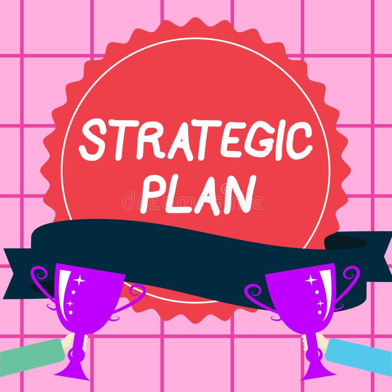 Writing Displaying Text Strategic Plan. Business Approach a Process of ...