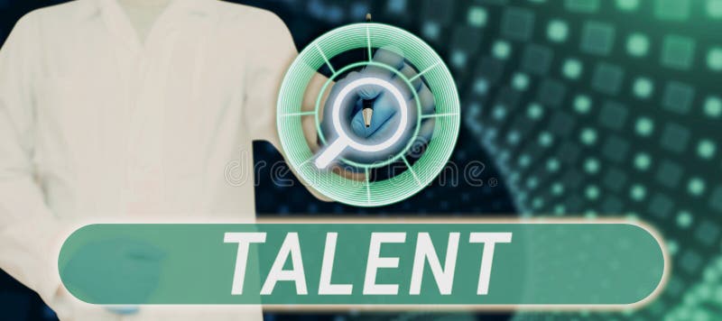 Writing Displaying Text Talent. Word for Skill that Someone Has Very ...