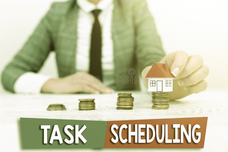 Conceptual Caption Task Scheduling. Business Showcase the Assignment of Start and End Times To a ...